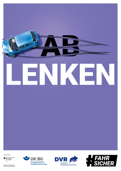 „Landstraße – fahr sicher!“ – Ablenken (pdf, A1) | Deutscher ...